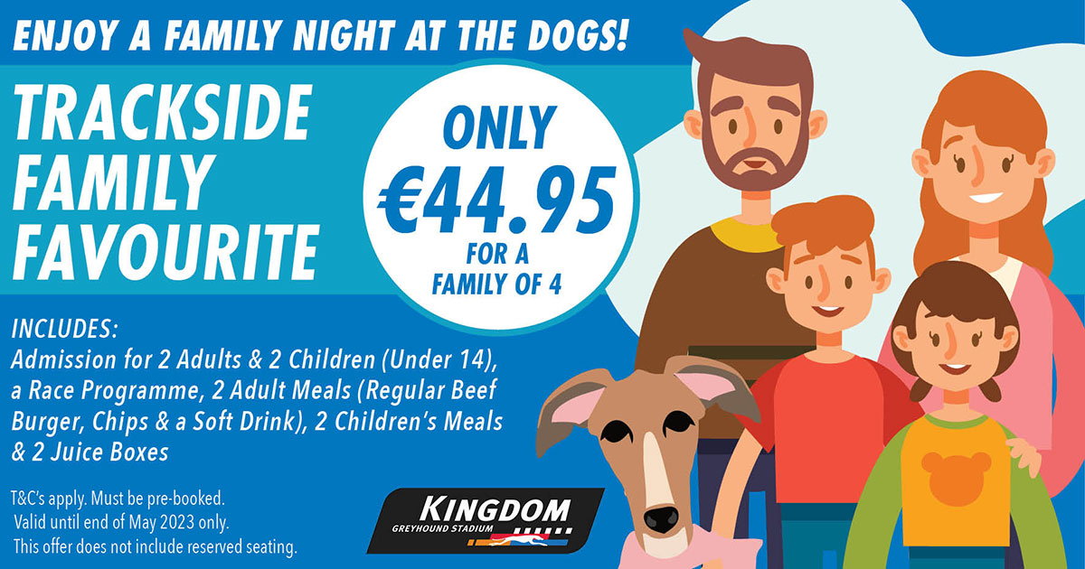 Greyhound Racing Admission Bookings In Tralee's Kingdom Greyhound Stadium